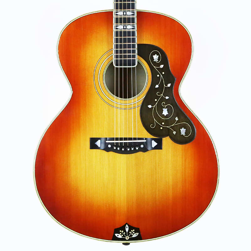 1963 Hofner 496 Western Jumbo Body X-Braced Sunburst | Reverb