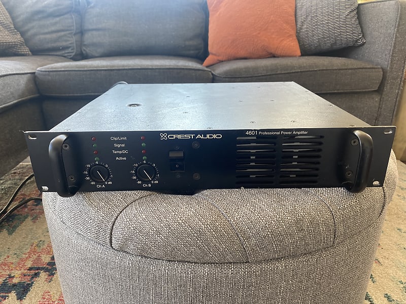 Crest Audio 4601 Power Amplifier late 1990s - Black | Reverb