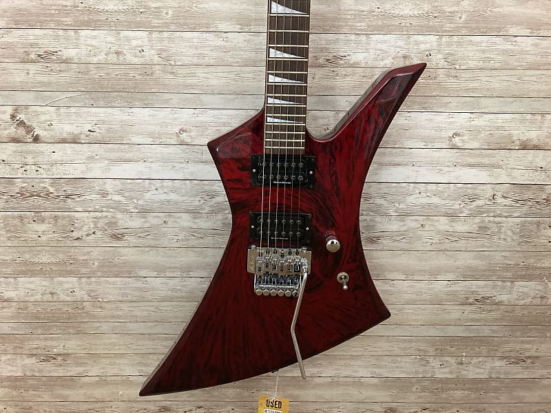 Used Jackson KE3 CRIMSON SWIRL KELLY Electric Guitar | Reverb
