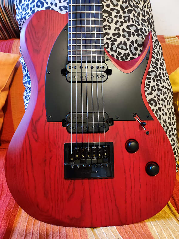 Solar Guitars T1.7TBR Trans blood red matte 2024 - Matte | Reverb
