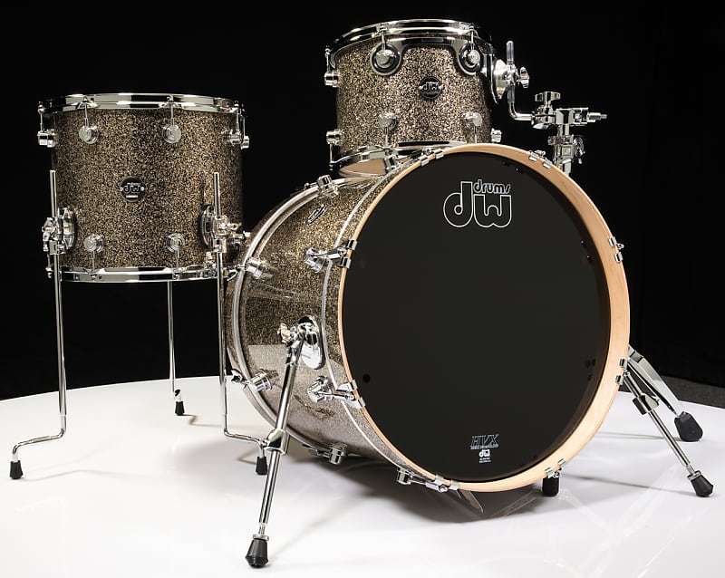 DW Performance Series 3pc Shell Pack 12/14/20 Gold Nebula | Reverb