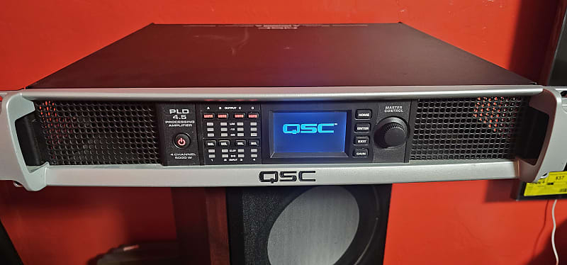 QSC PLD4.5 & PLD4.3 PLD Series Power Amps Black/Silver | Reverb