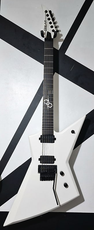 Solar Guitars E1.6FRW - Matte White Floyd Rose Explorer | Reverb