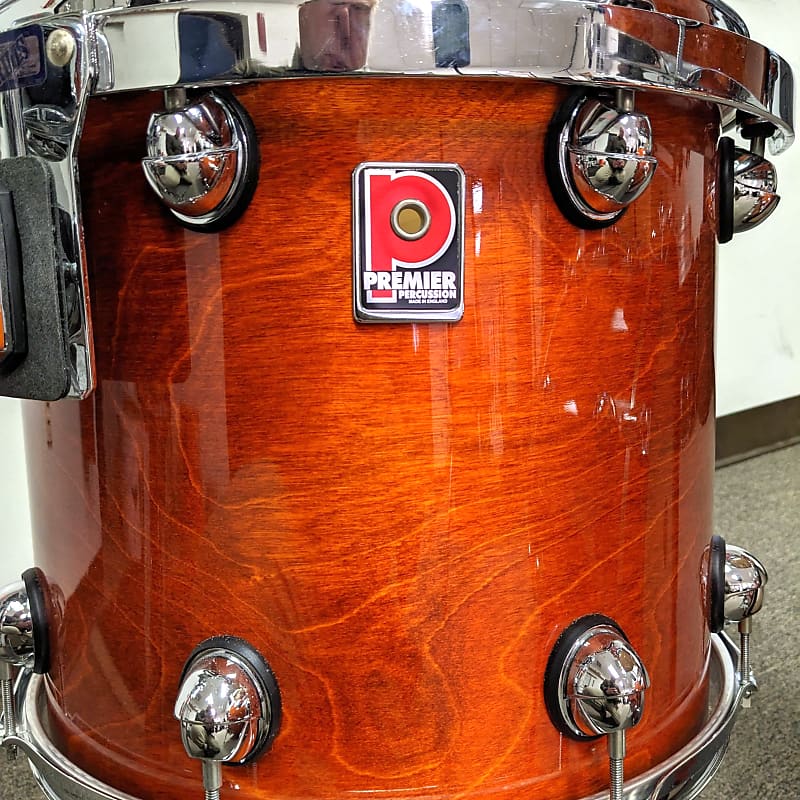 Premier Genista 15x13 Rack Tom. Ochre (orange) Lacquer | Reverb UK