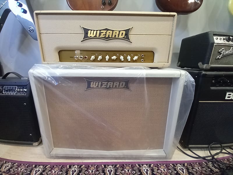 Wizard MC 40 Head and 2x12 Cabinet - Vanilla Bronco Tolex | Reverb
