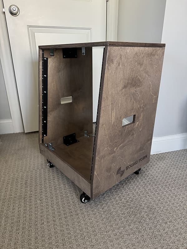 Sound Town 12U Rack - Driftwood | Reverb