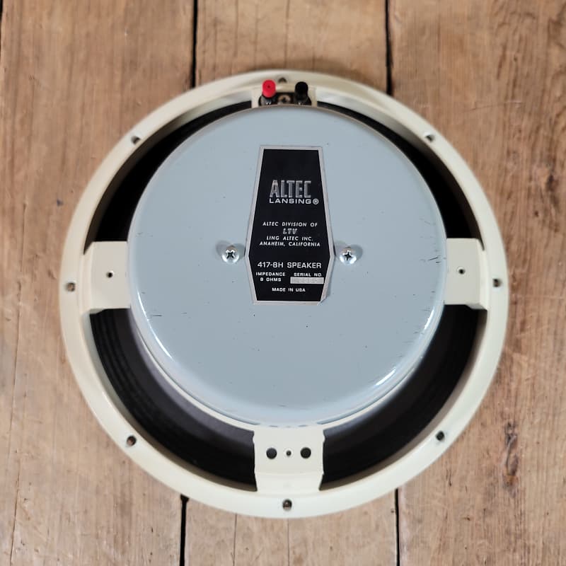 Altec 417-8H 8 ohm 12" speaker 1970s | Reverb
