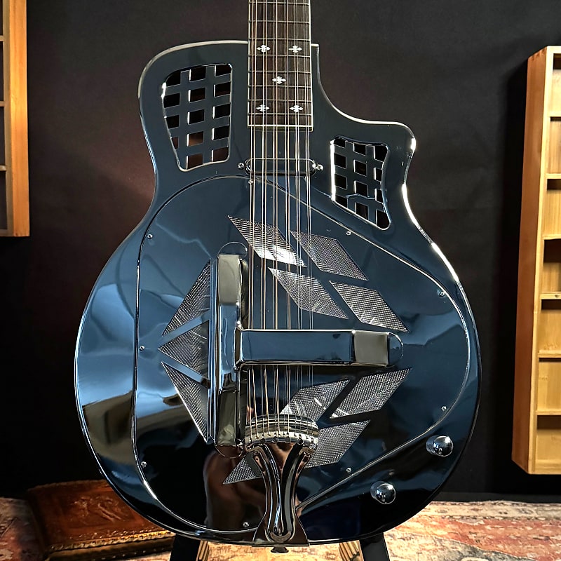 Royall Trifecta Bright Mirror Nickel 12 String Cutaway | Reverb