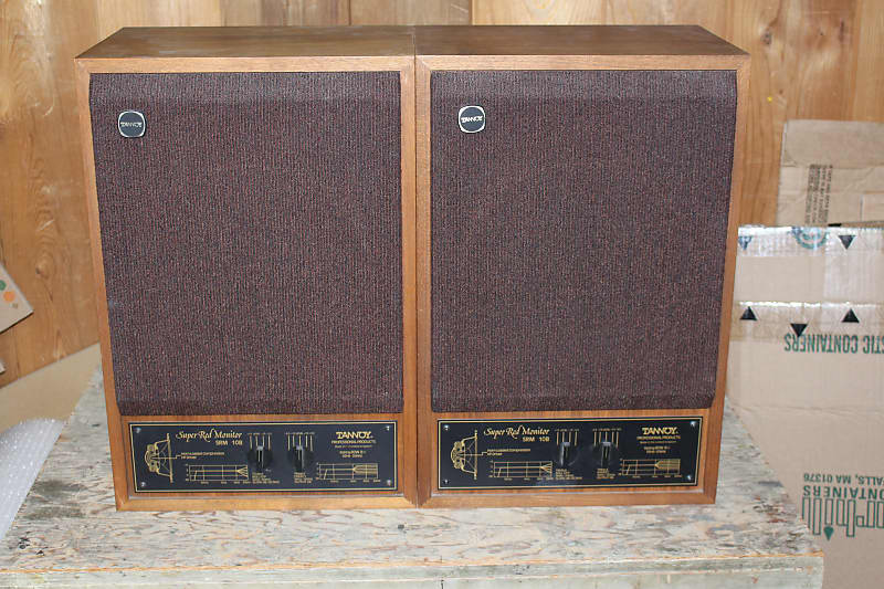 (2) Vintage Tannoy SRM10B Super Red Monitor Dual Concentric | Reverb