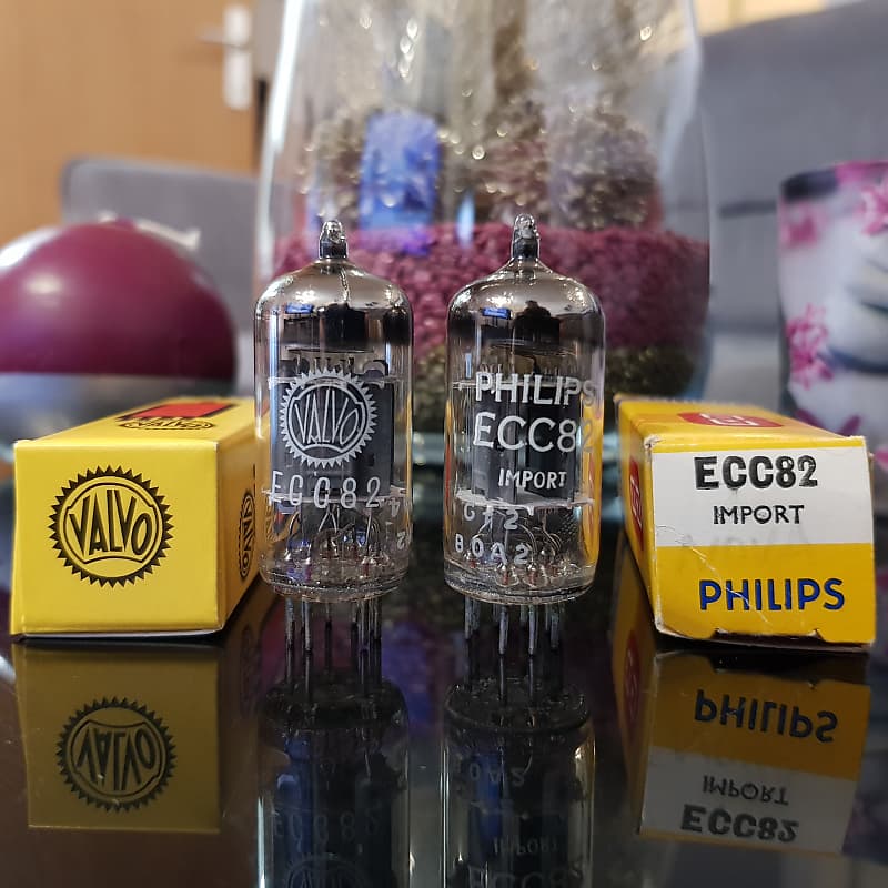 Mullard Blackburn Gf2 (Philips Valvo label) ECC82 12AU7 | Reverb