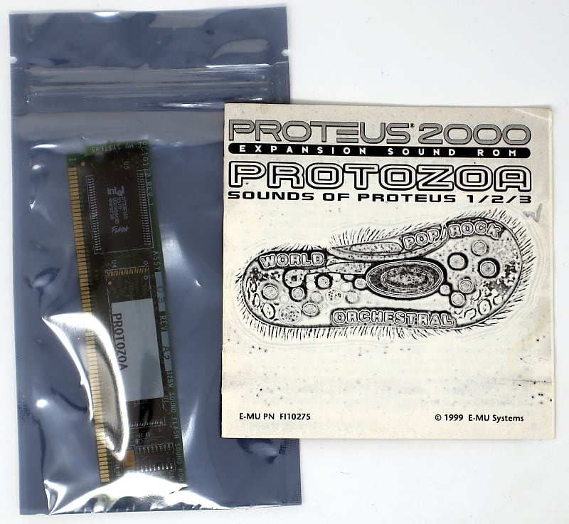 E-MU Systems Protozoa Proteus 1/2/3 Sound ROM for Proteus | Reverb