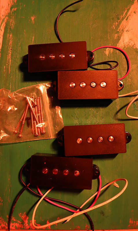 Precision Split Coil Pickup Set For Bass Artec POC4 | Reverb