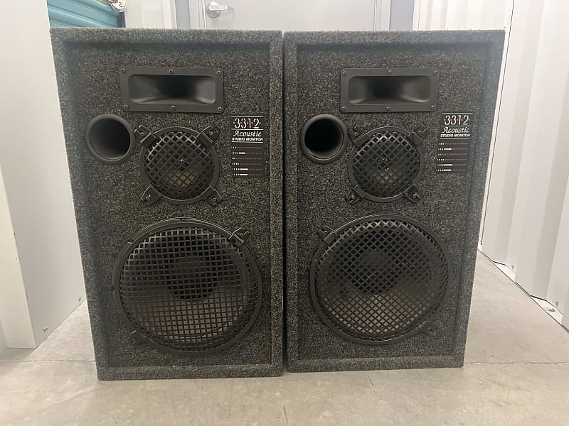 Acoustic Studio Monitor 3312 - Black | Reverb