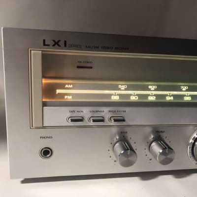 Vintage Sanyo made Sears LXI Silver Face Receiver w/Phono | Reverb