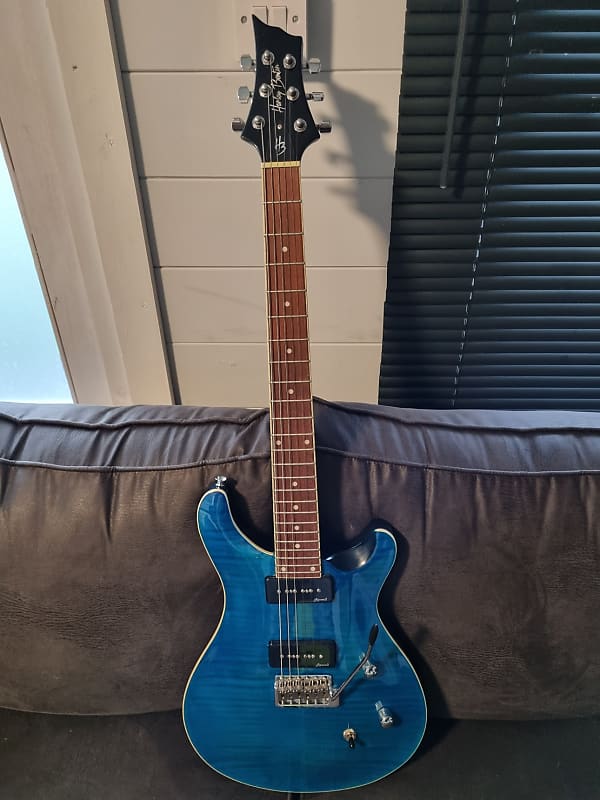 Harley Benton CST-24 Ocean Blue | Reverb