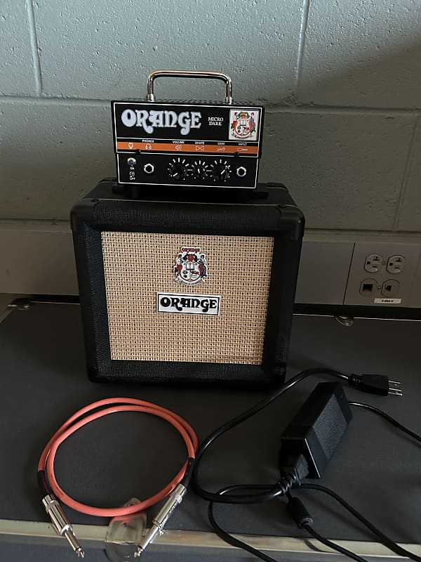Orange Micro Dark Terror Mini Guitar Amplifier Head (20 | Reverb