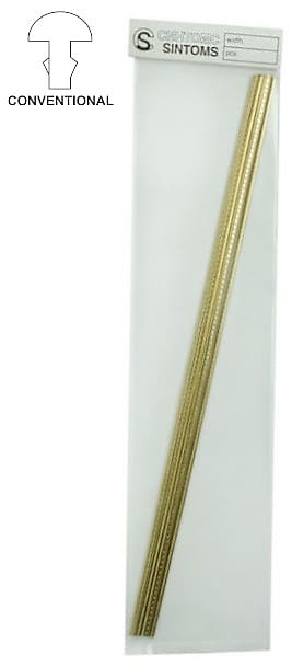 Sintoms Set Of 6 Precut Straight Brass Guitar Frets Medium | Reverb