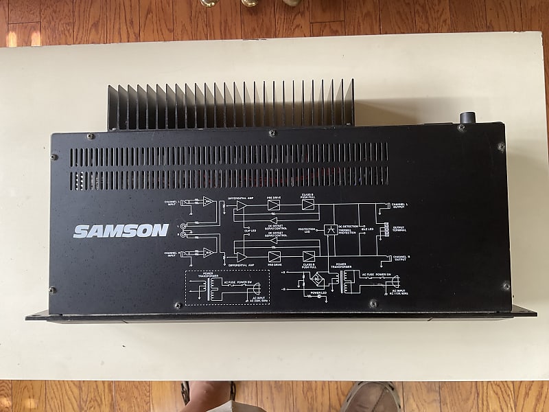 Samson Servo 170 studio amplifier N/A Black | Reverb