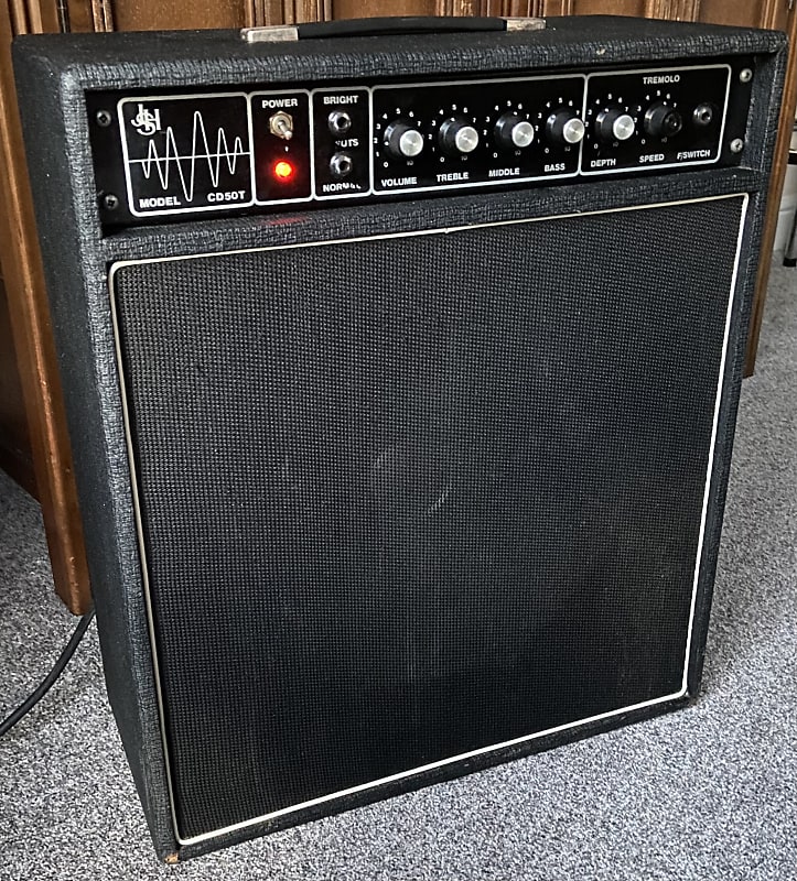 Vintage Tremolo Guitar Amp JHS CD50T 50 Watt with McKenzie | Reverb