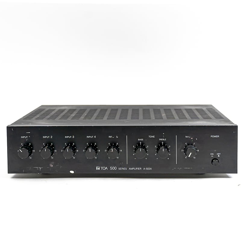 TOA 500 Series A-503A Mixer Power Amplifier - Reliable and | Reverb