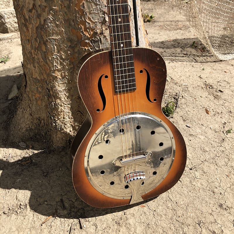 vintage Regal radio tone resonator guitar 1940s | Reverb