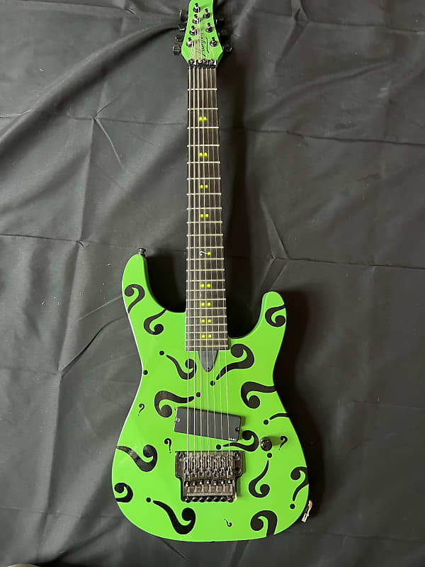 Manson Riddler 7 String Custom mid 90s - Custom Riddler Green | Reverb