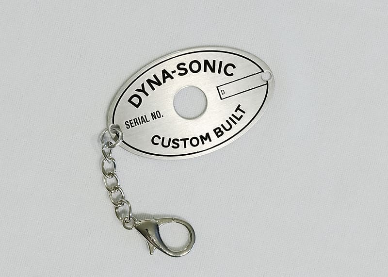 Rogers Dynasonic "Custom Built" Drum Badge - No Serial Number | Reverb