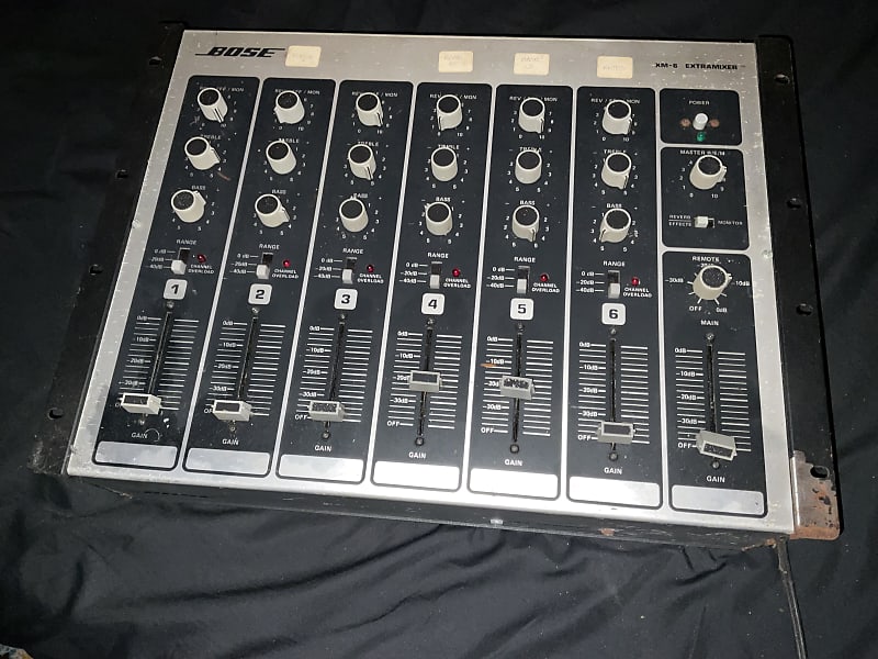 Bose XM-6 extramixer mid 80s - silver | Reverb
