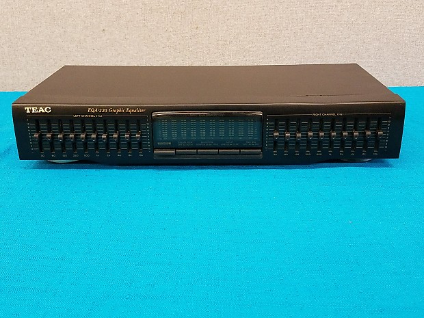 TEAC EQA-220 10-Band Stereo Graphic Equalizer | Reverb
