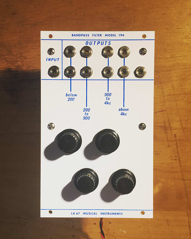 Buchla` 194 Bandpass Filter custom replica 2019 | Reverb UK