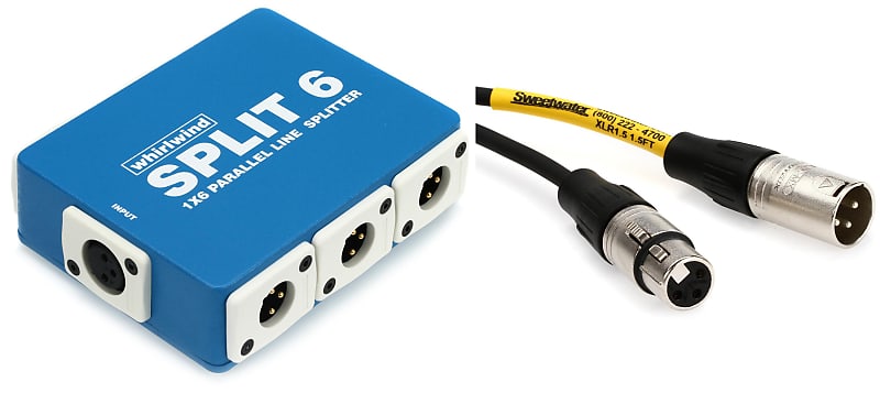 Whirlwind SPLIT 6 Line Level Parallel Splitter Bundle with | Reverb