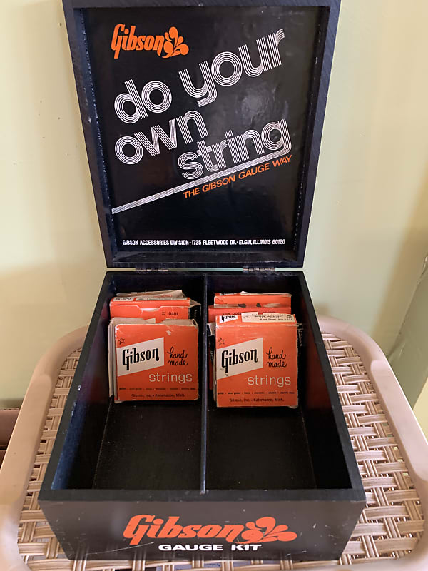 VINTAGE Late 60s Gibson Self Serve String store countertop | Reverb