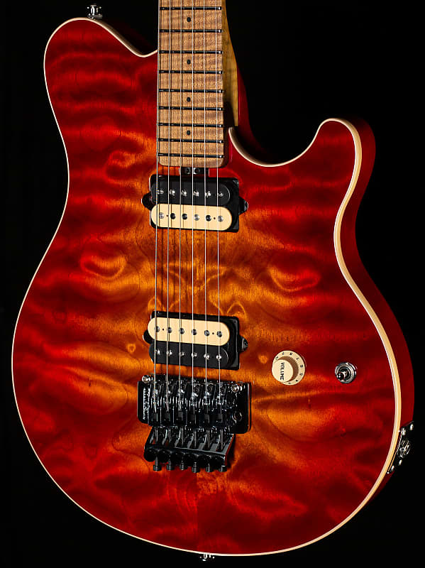 Ernie Ball Music Man Willcutt Limited Axis Lava Burst Quilt | Reverb