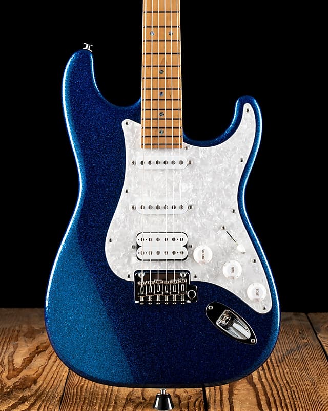 Suhr Classic S Custom Alder - Blue Sparkle Flake - Free | Reverb