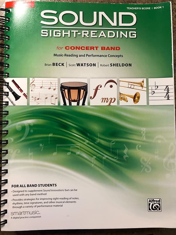 Sound Sight-Reading Band Teacher's Score Book 1 | Reverb