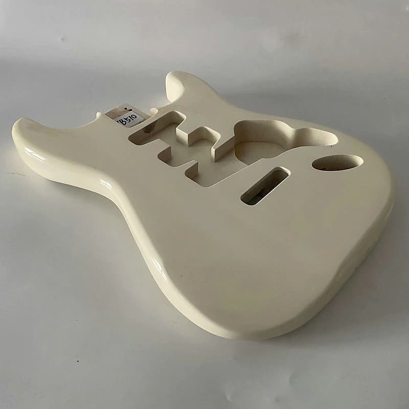 SSH Solid White Double Cutaway Guitar Body DIY Project | Reverb