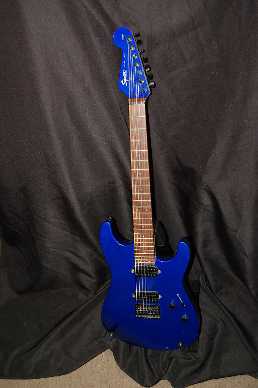 Squier Stagemaster 7-string Cobalt Blue Stage Master Seven | Reverb