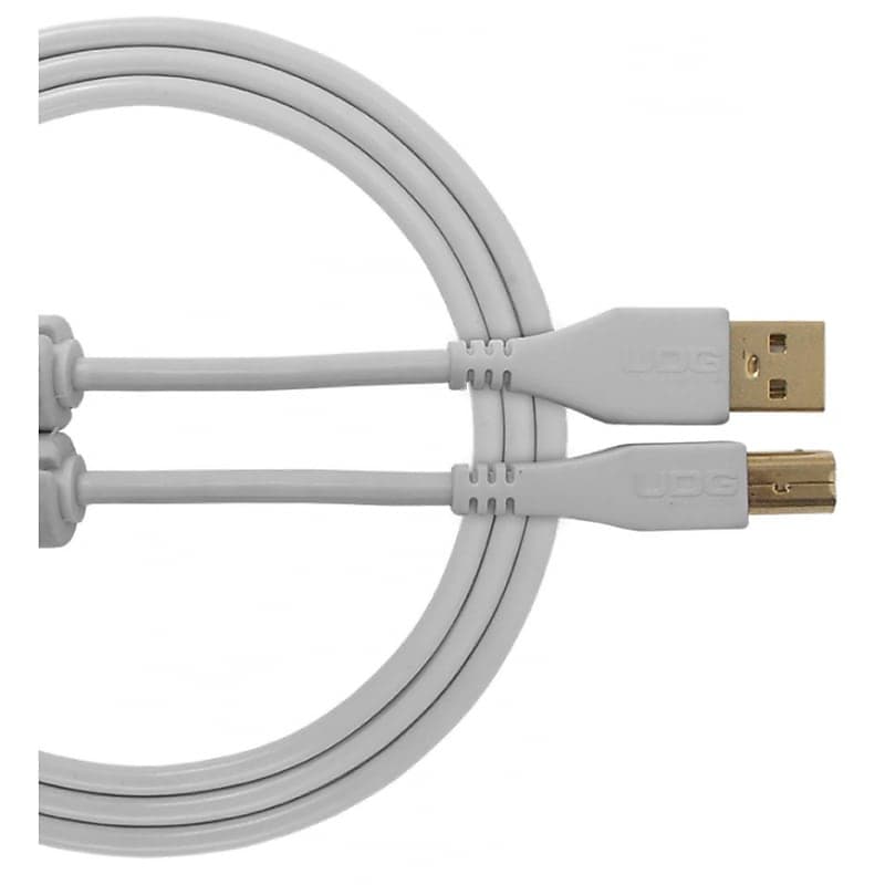 UDG - U 95003 WH - Câble UDG USB 2.0 A-B Blanc Droit 3m | Reverb UK