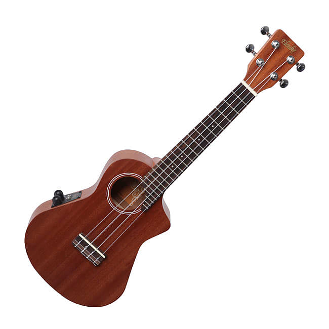EleUke EAMC-C Concert Body Cutaway Electric Ukulele Uke | Reverb