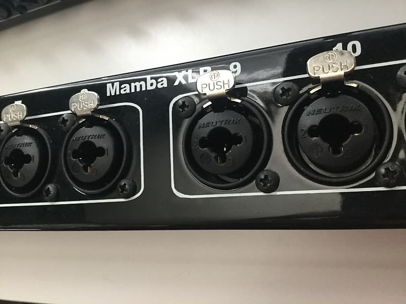 Mamba 16 XLR Combo (XLR/TRS/TS) to 16 XLR Male 1RU XLR Patch | Reverb