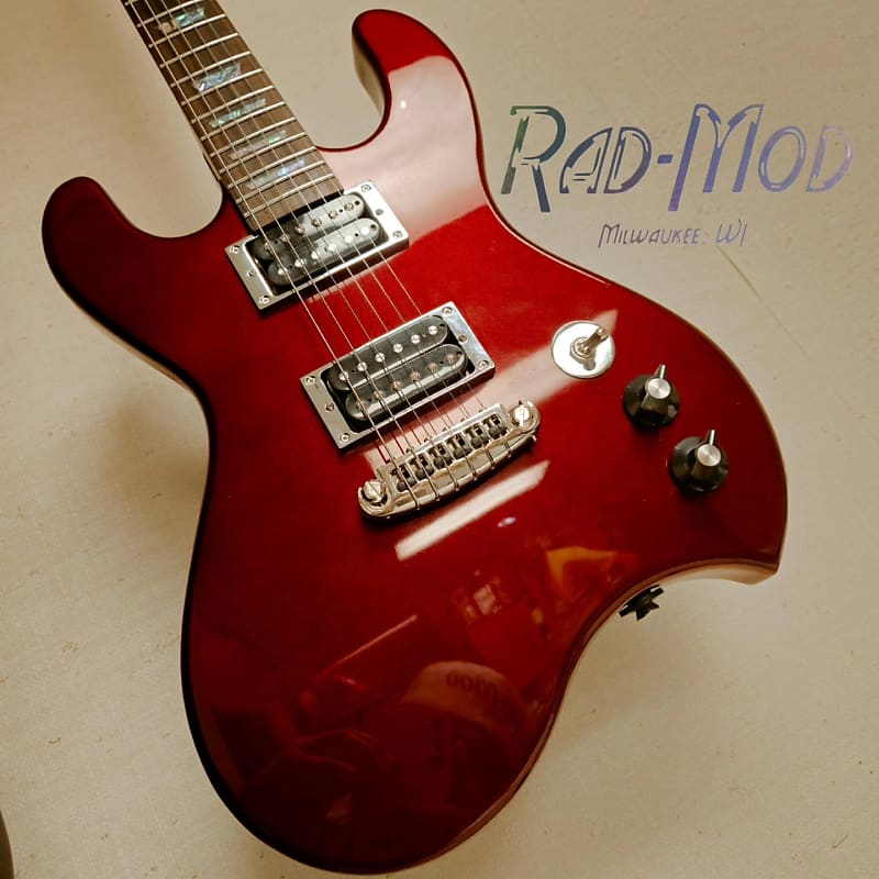 NEW Rad-Mod Guitars Miltown Wave #7 In Blood Red Sparkle | Reverb