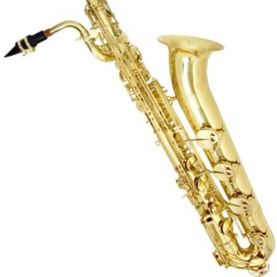 Mendini by Cecilio E Flat Baritone Saxophone with Tuner, | Reverb