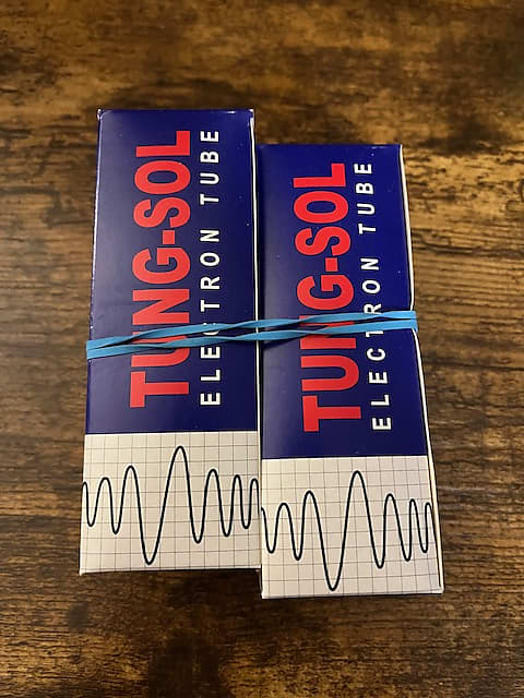 Tung-Sol 6L6GC STR 2023 Matched Pair | Reverb