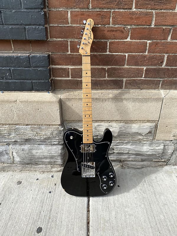 Used Fender Telecaster Custom '72 Reissue MIM: Black | Reverb