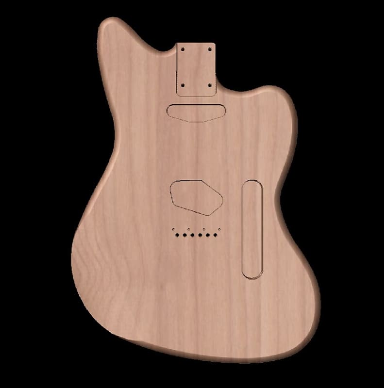 Custom Made To Order Unfinished 2 Piece Alder Offset T-Style | Reverb