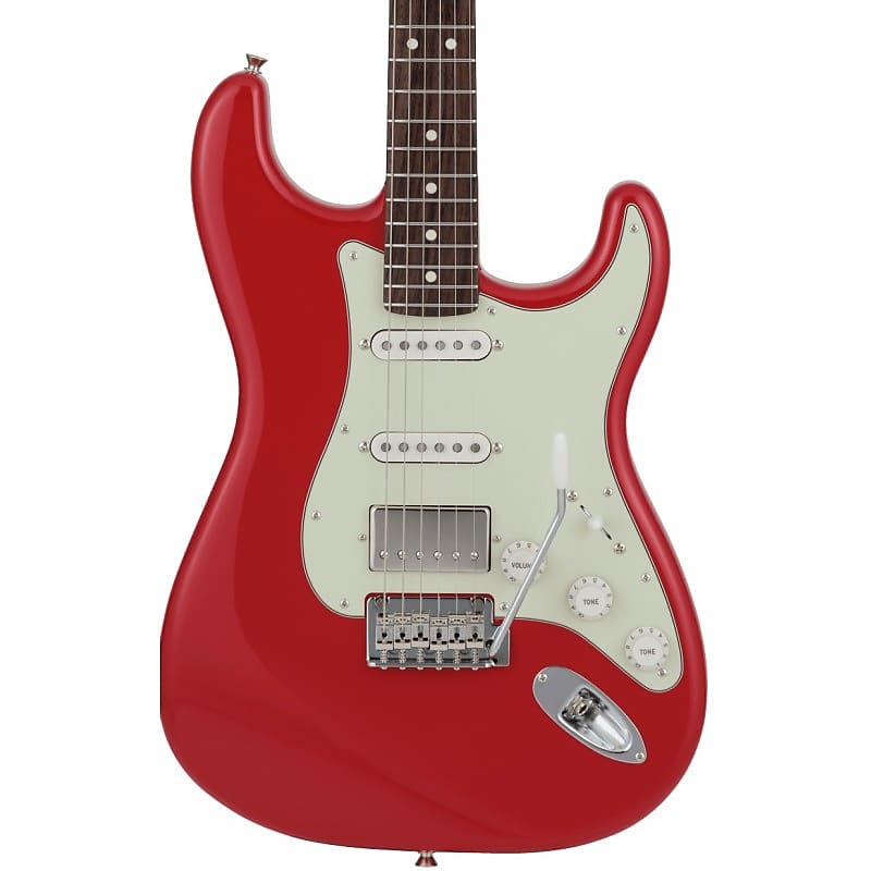 Fender Made in Japan Hybrid II Stratocaster HSS Modena Red | Reverb UK
