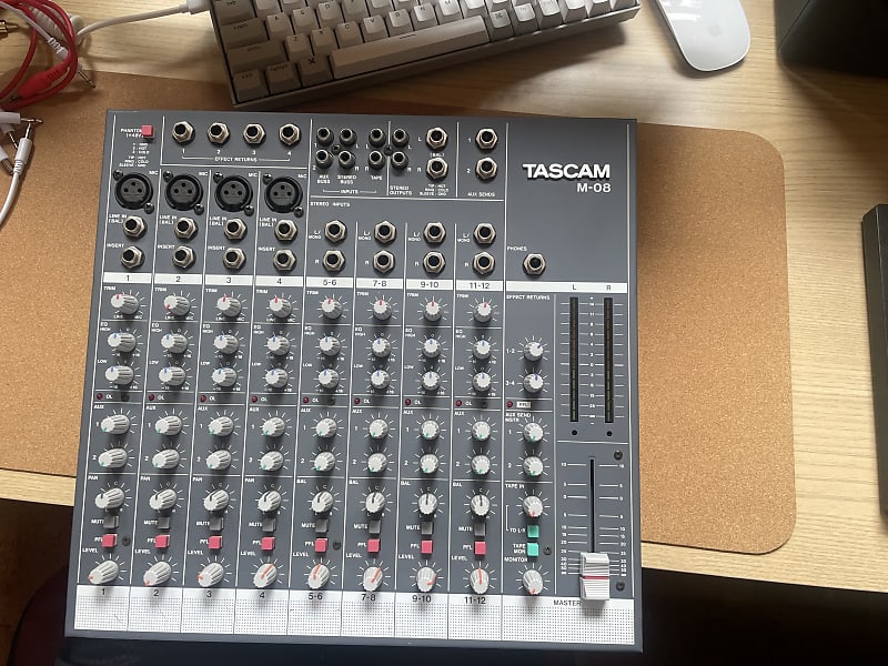 TASCAM M-08 Audio Mixer | Reverb