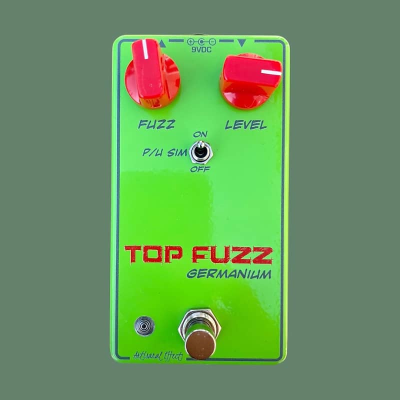 Artisanal Effects Top Fuzz 2023 - Lime Green Powder Coated | Reverb