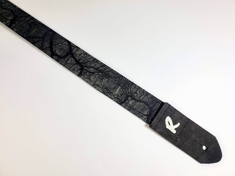 Night Tree Ukulele Strap - Black Ukulele Strap -Handmade - | Reverb