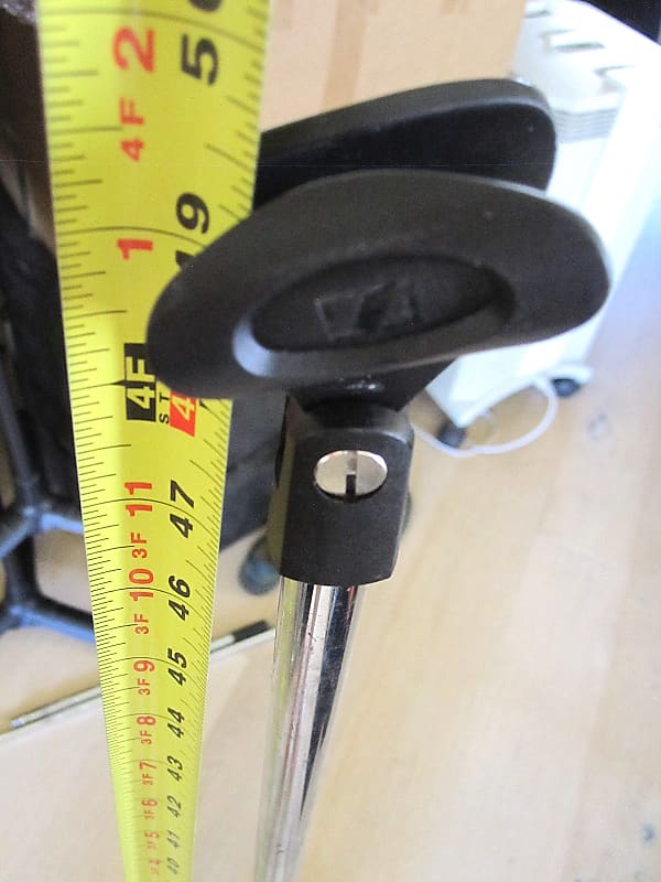 MIJ Flat-Base Microphone Stand - Vintage | Reverb